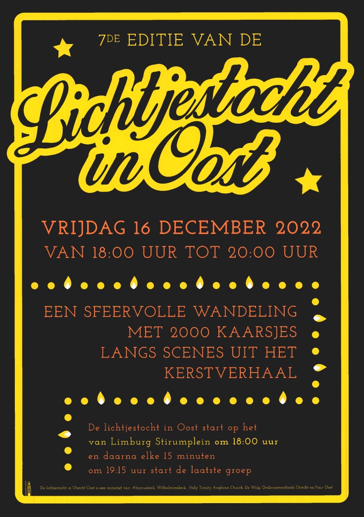 Lichtjestocht Utrecht-Oost - St Martinusparochie Utrecht